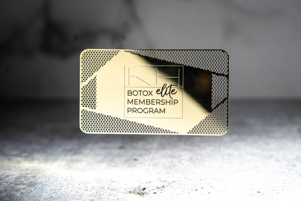 Gold Metal Business Cards - Lux Metal Card