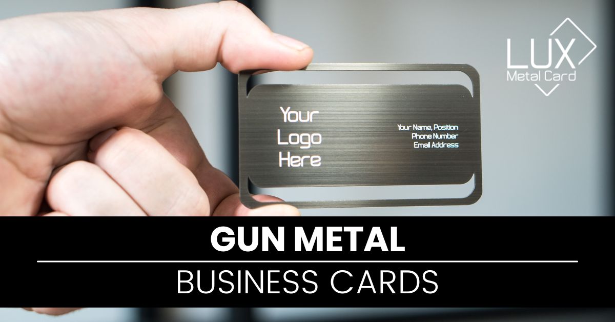 Gun Metal Lux Metal Cards | Lux Metal Card Selections